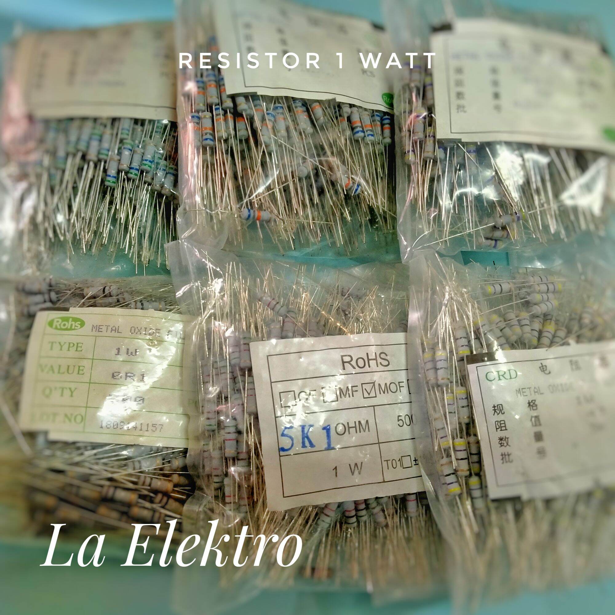 Resistor 1/2w 15 Ohm isi 500bj | Lazada Indonesia