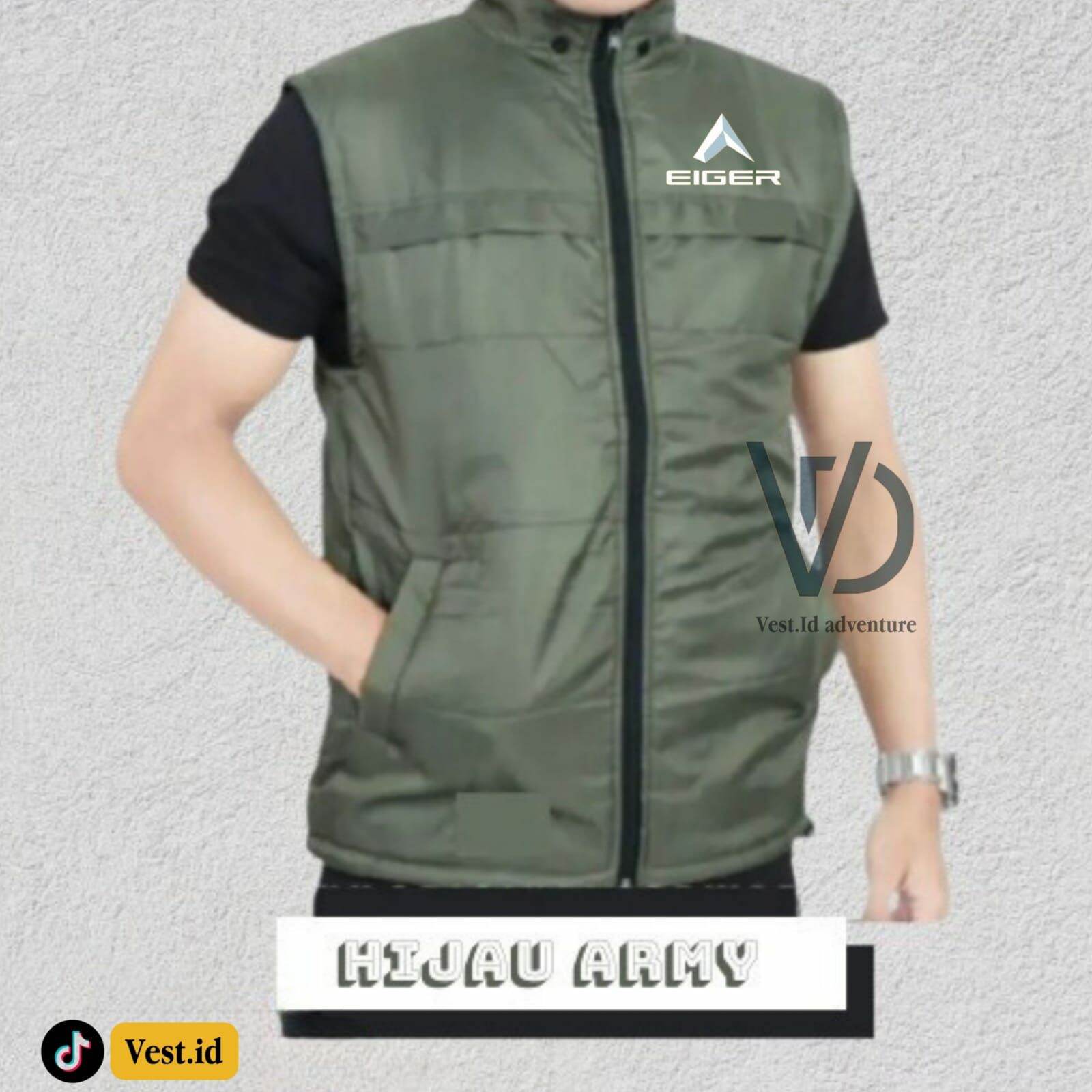Rompi Parasut Eiger/Rompi outdoor/Rompi Ojol/Rompi Komunitas/Rompi ...