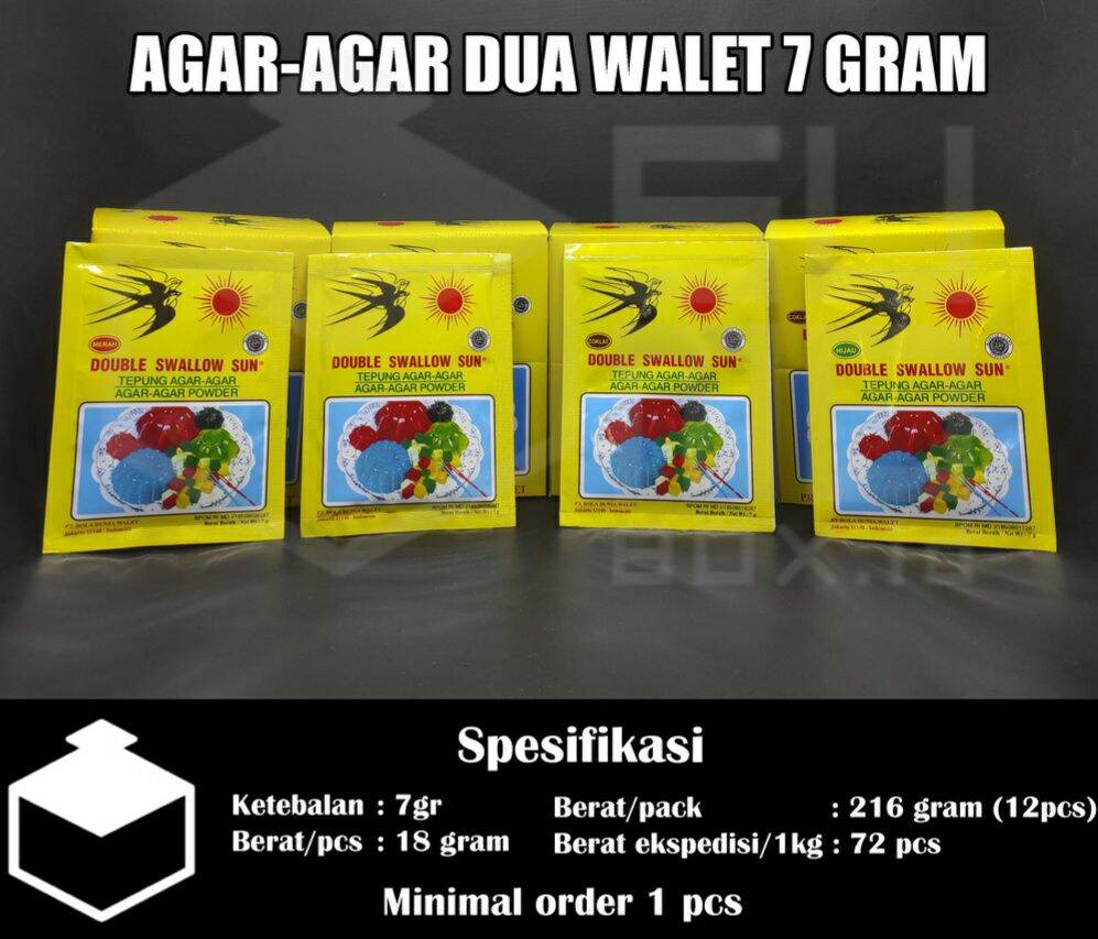 Agar Agar Cap Dua Walet atau Swallow | Lazada Indonesia
