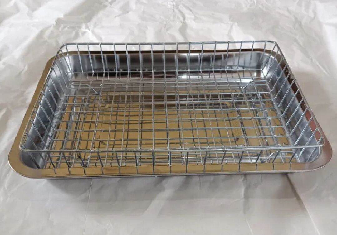 Nampan Peniris Gorengan/Nampan & Keranjang Peniris Minyak | Lazada ...