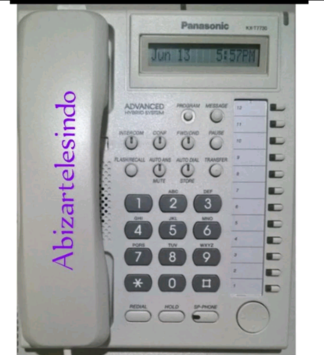 Pesawat telepon Panasonic KX-T7730 Key tlp utk PABX Second | Lazada ...