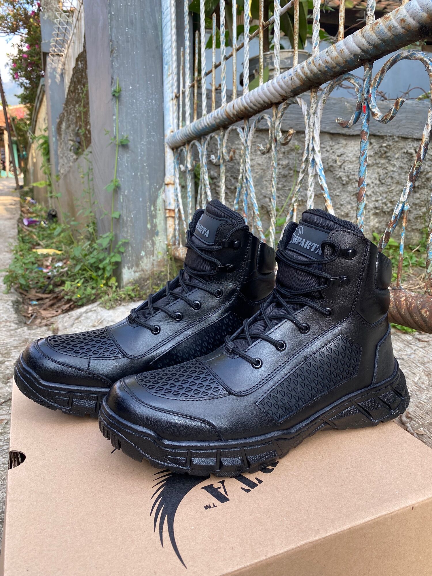 SEPATU PDH TALI PUTAR FITGO TAWON MERK SPARTA SEPATU DINAS TNI POLRI ...