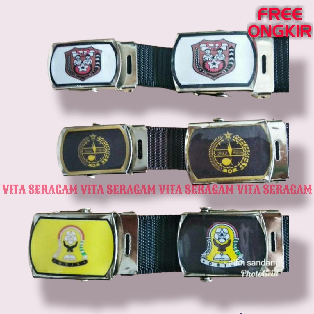 Sabuk Sekolah Sd Smp Smk Sma // Ikat Pinggang Seragam Sekolah Gesper ...
