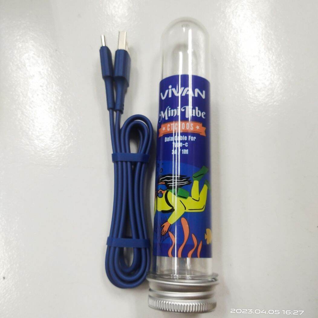 Kabel Data Vivan CTM100S Kabel Cas Android Kemasan Botol Micro USB 2.4A ...