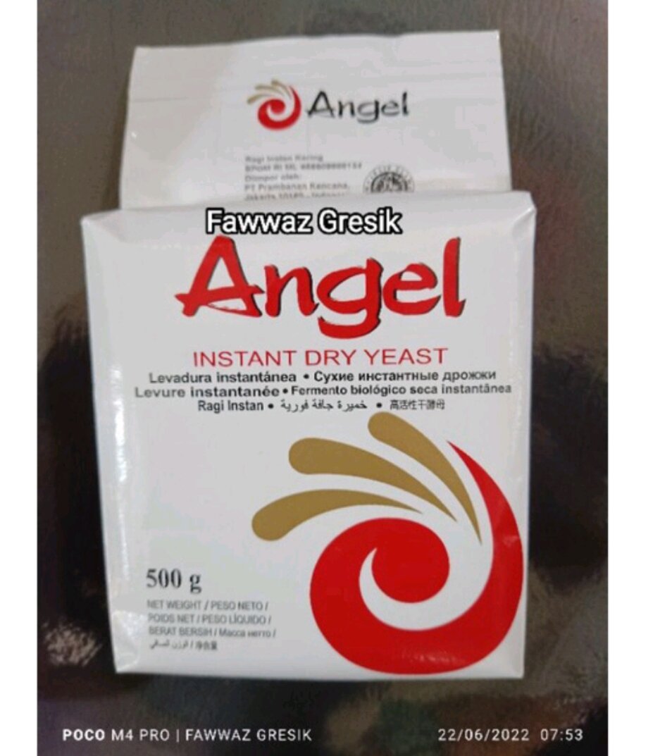 ANGEL White Ragi Instant 500 gram GROSIR / yeast Ragi kering 500gr ...