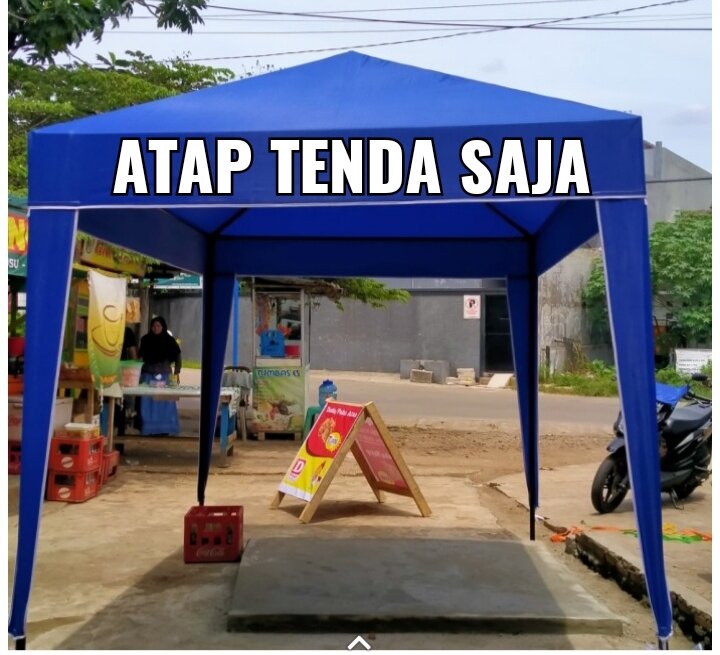 Atap Tenda Kain Tenda Ukuran 2x3 Murah ini hanya atap saja | Lazada ...