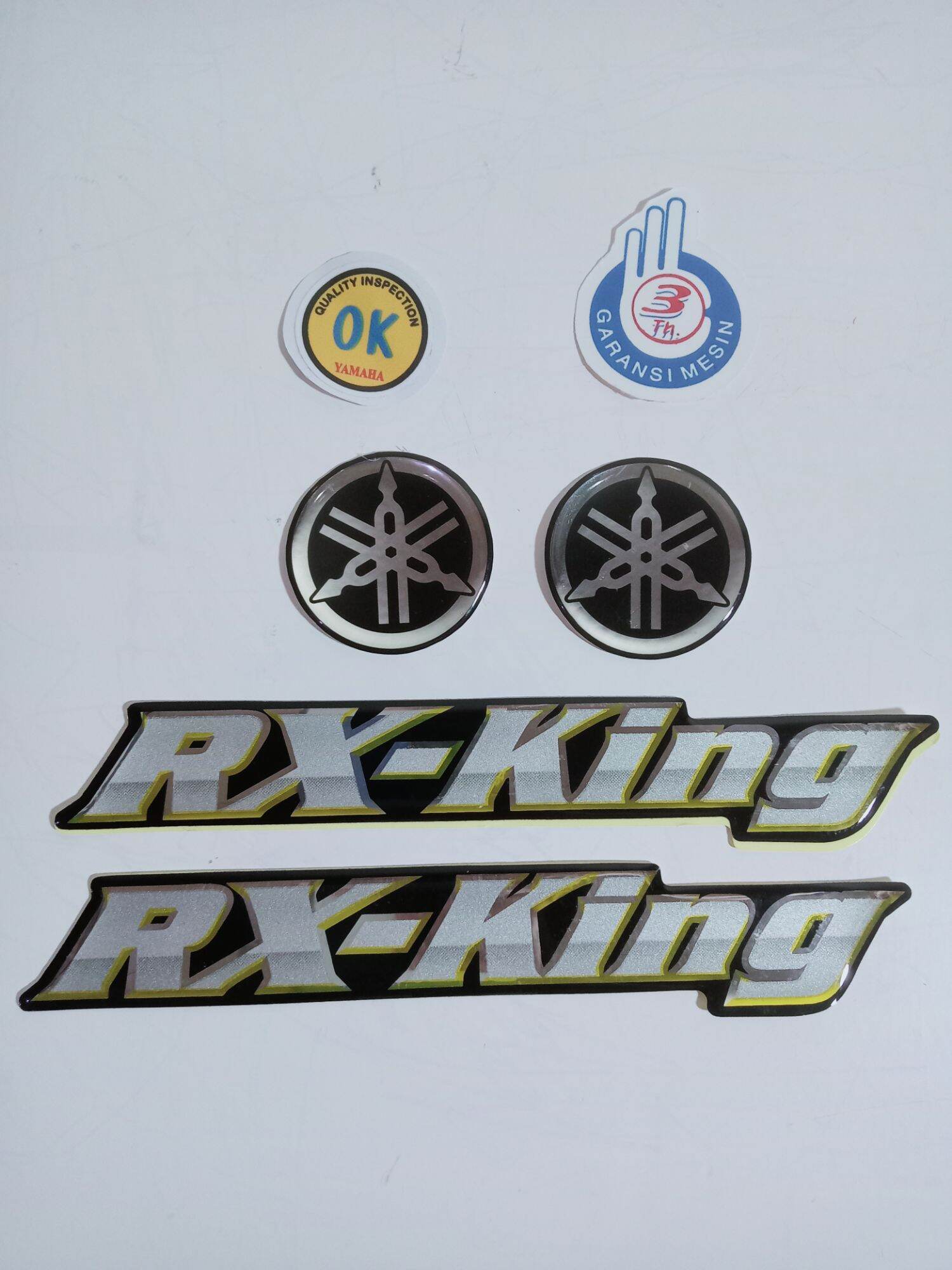 STIKER EMBLEM RX KING TIMBUL +STIKER OK DAN GARANSI 3 TAHUN | Lazada ...