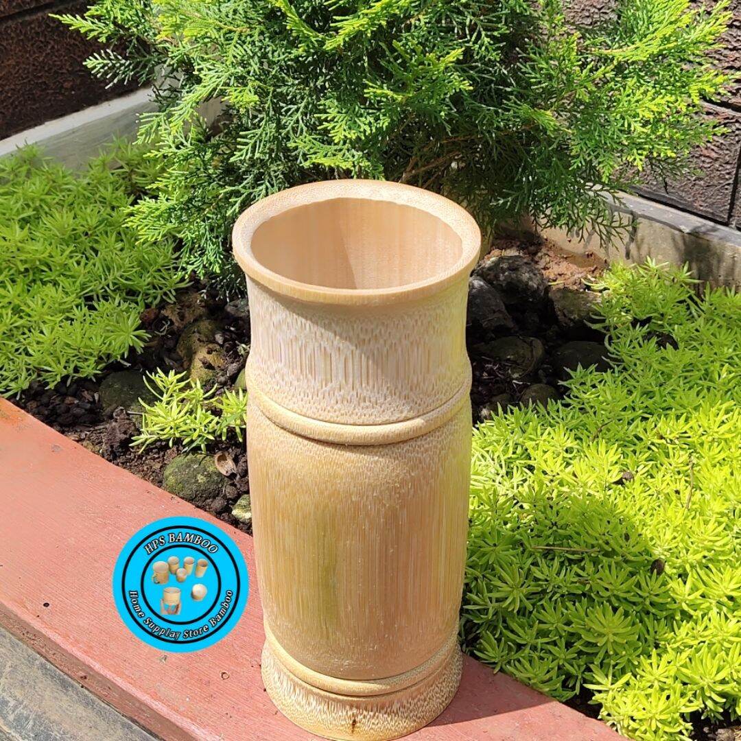 vas guci bambu untuk pot bunga kertas bunga plastik | Lazada Indonesia