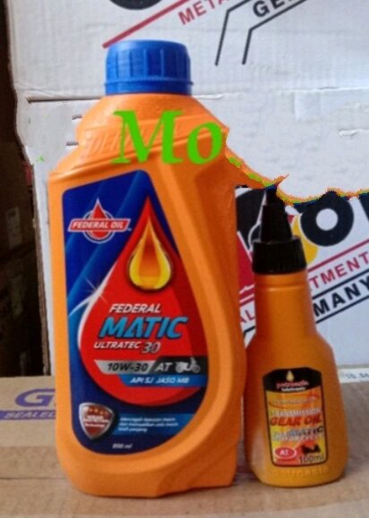 Oli mesin plus oli gardan matic Yamaha, Honda..Merek FEDERAL | Lazada ...