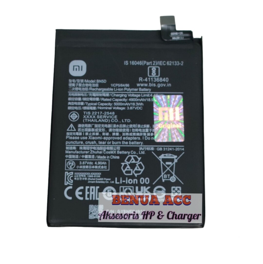 Baterai Batre Xiaomi Redmi Note 11 Note 11S BN5D Original | Lazada ...