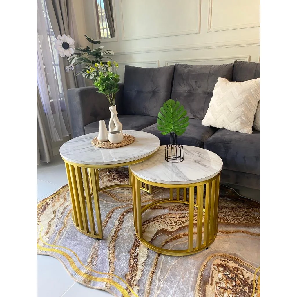 meja besi holo ruang tamu minimalis set 2 in 1,meja set 2 in 1 ...