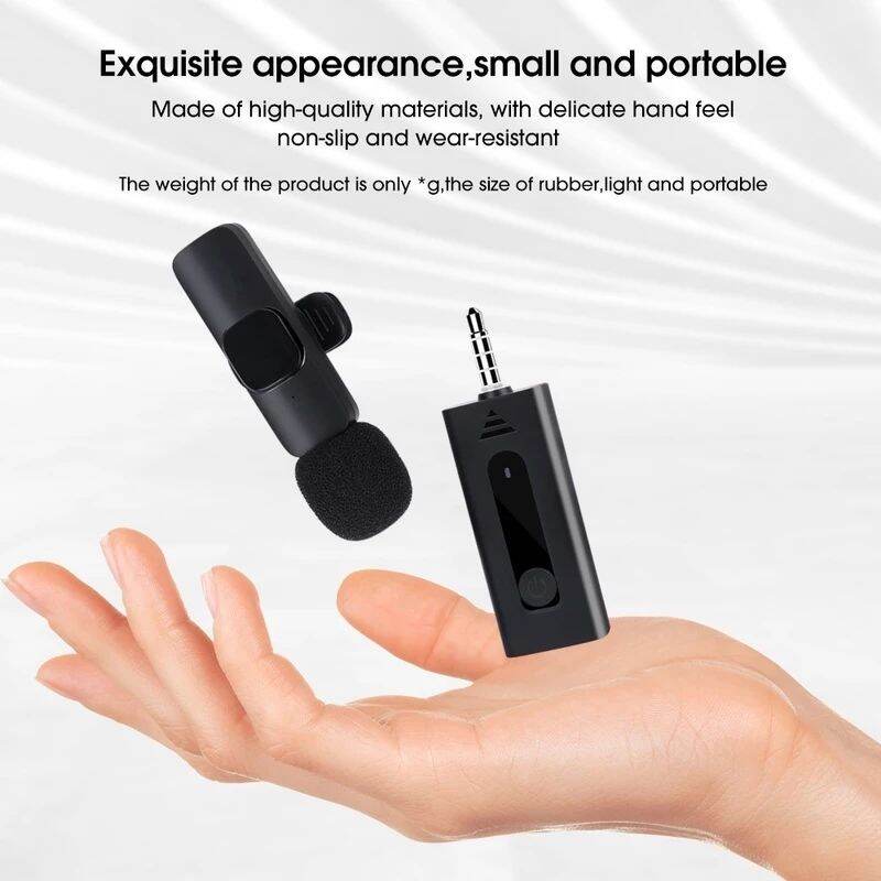 Mic kancing Mikrofon Nirkabel Lavalier Mic Portabel Audio Video ...