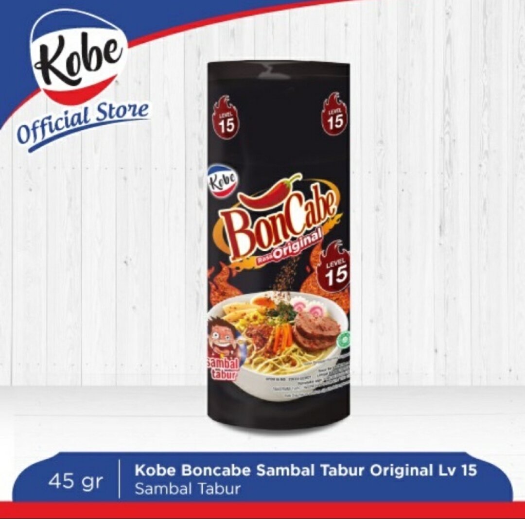 (1 botol) KOBE BonCabe Sambal Tabur (Bon Cabe Bubuk) | Lazada Indonesia