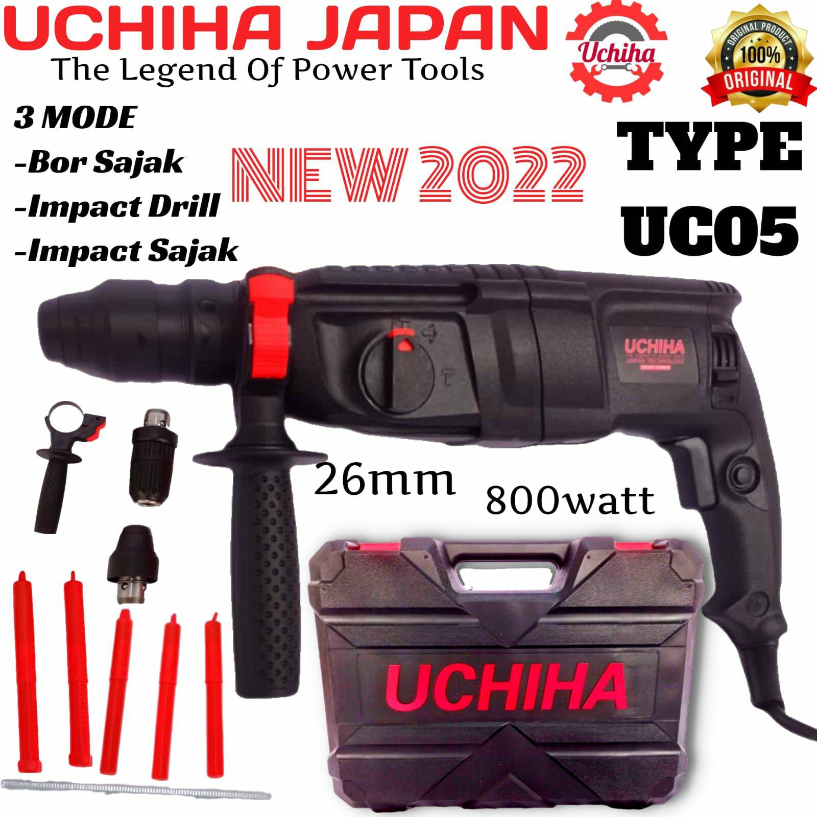 Bor jack hammer bobok beton full tembaga full bonus japan uchiha boss ...