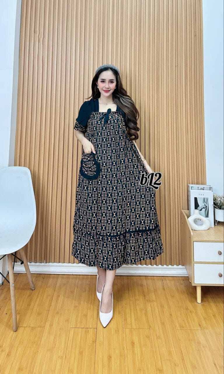 Daster Fuji jumbo viral di tiktok - Dress fuji terbaru 2024 motif ...