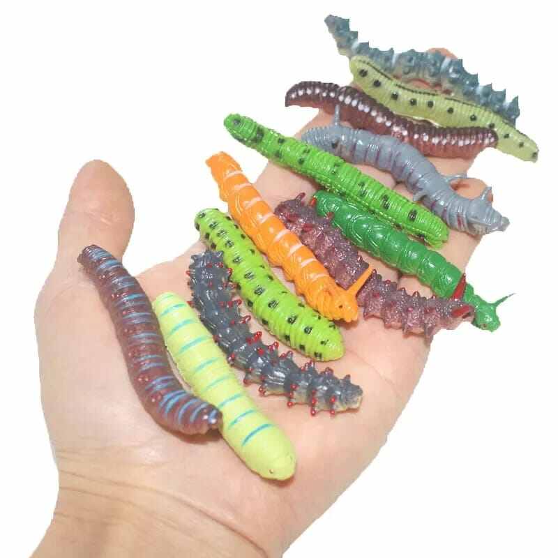 mainan karet ulat bulu mirip asli | Lazada Indonesia
