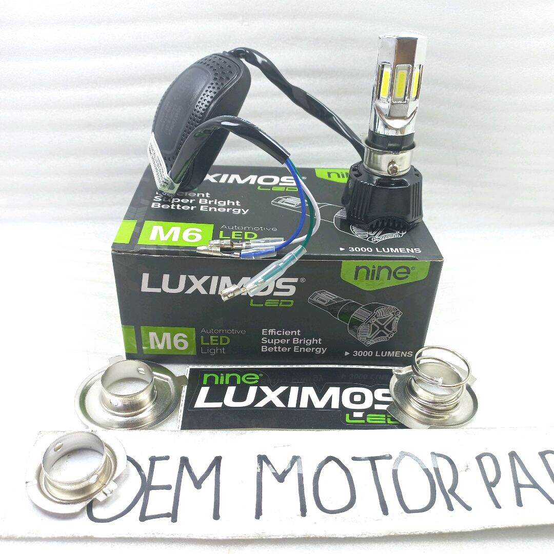 Nine Luminos led nine M6 Lampu Depan Led 6 Sisi ACDC Bergaransi ...