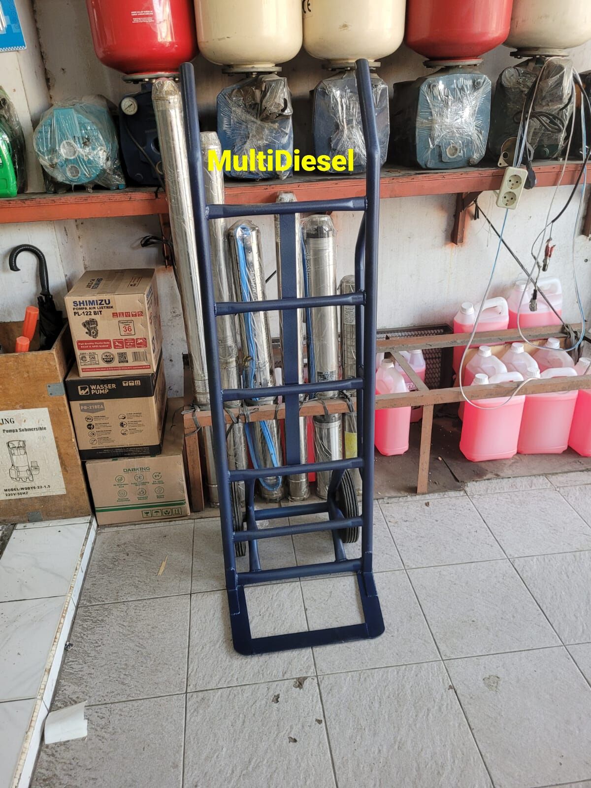 Troli Dorong Serbaguna Kapasitas 500Kg Trolley Angkut Barang | Lazada ...