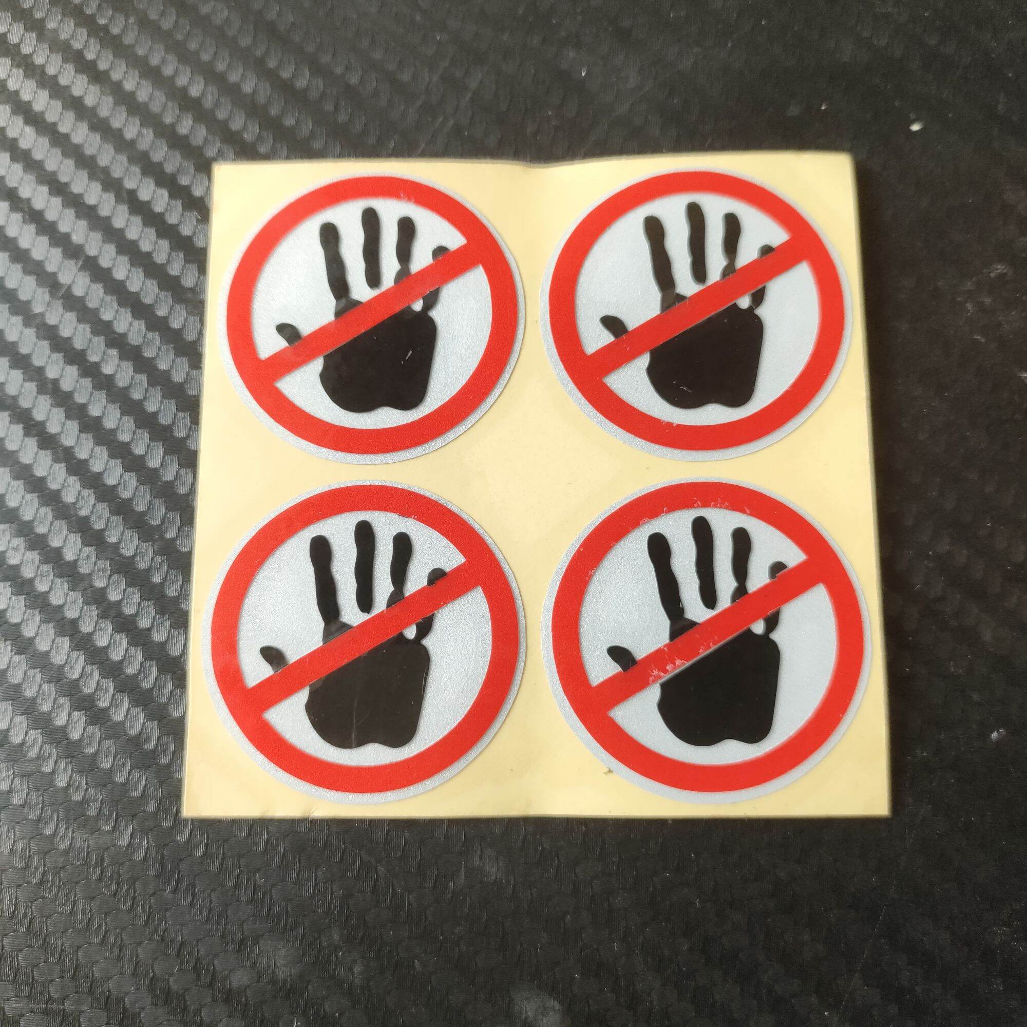 STIKER CUTTING PERINGATAN DILARANG INJAK DAN PEGANG | Lazada Indonesia