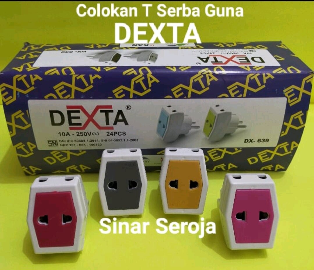 Steker T Multi Dexta / Colokan T Serba Guna | Lazada Indonesia