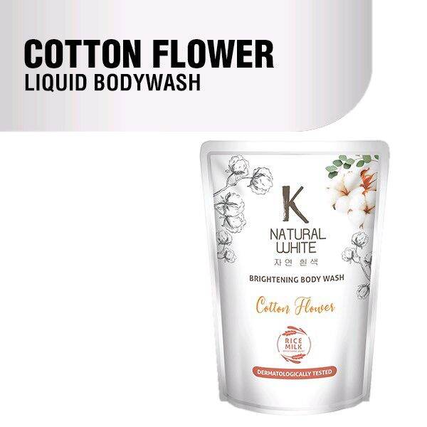 K Natural White Knatural Brightening Body Wash Sabun Cair Refill Pouch ...