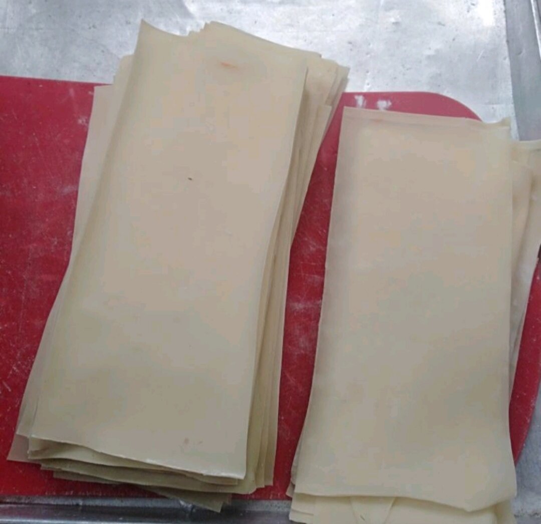 100 lembar. ukuran ( 8 x 24 )cm kulit samosa/sambosa. tipis | Lazada ...