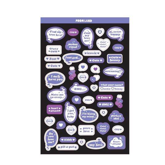 [kstuffind] Stiker Tulis Dialog Bahasa Inggris Warna Warni Sticker DIY ...