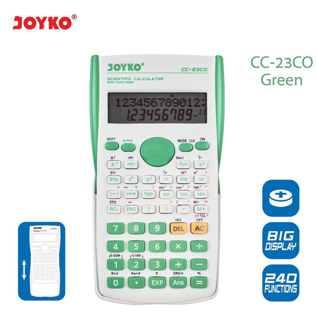 JOYKO Kalkulator Ilmiah CC-23 Scientific Calculator 240 Functions ...