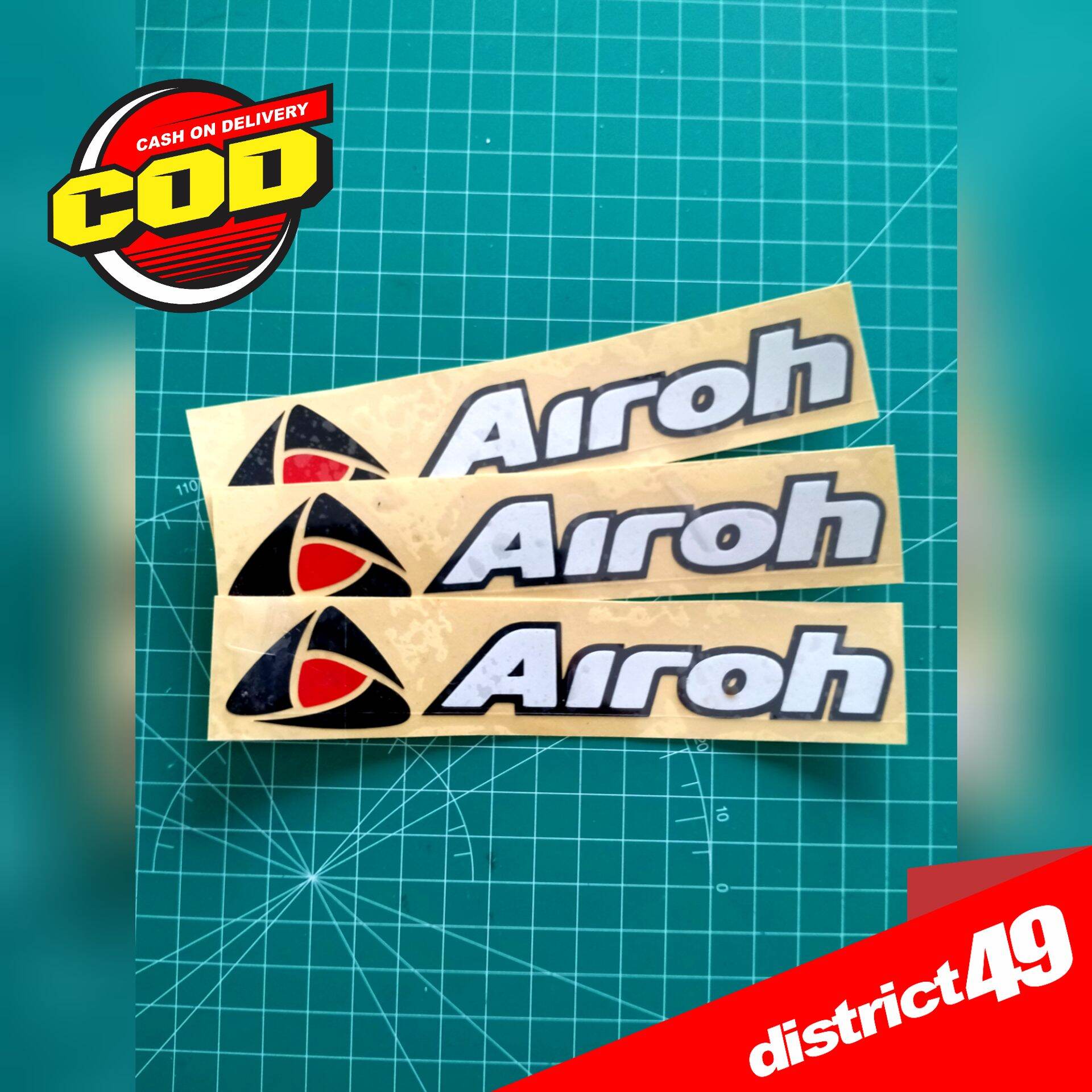 Sticker cutting Airoh - Cutting sticker Airoh - Sticker Airoh - Sticker ...