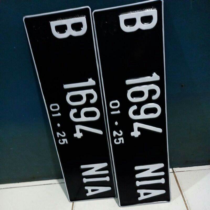 Plat nomor mobil standar samsat berlogo | Lazada Indonesia