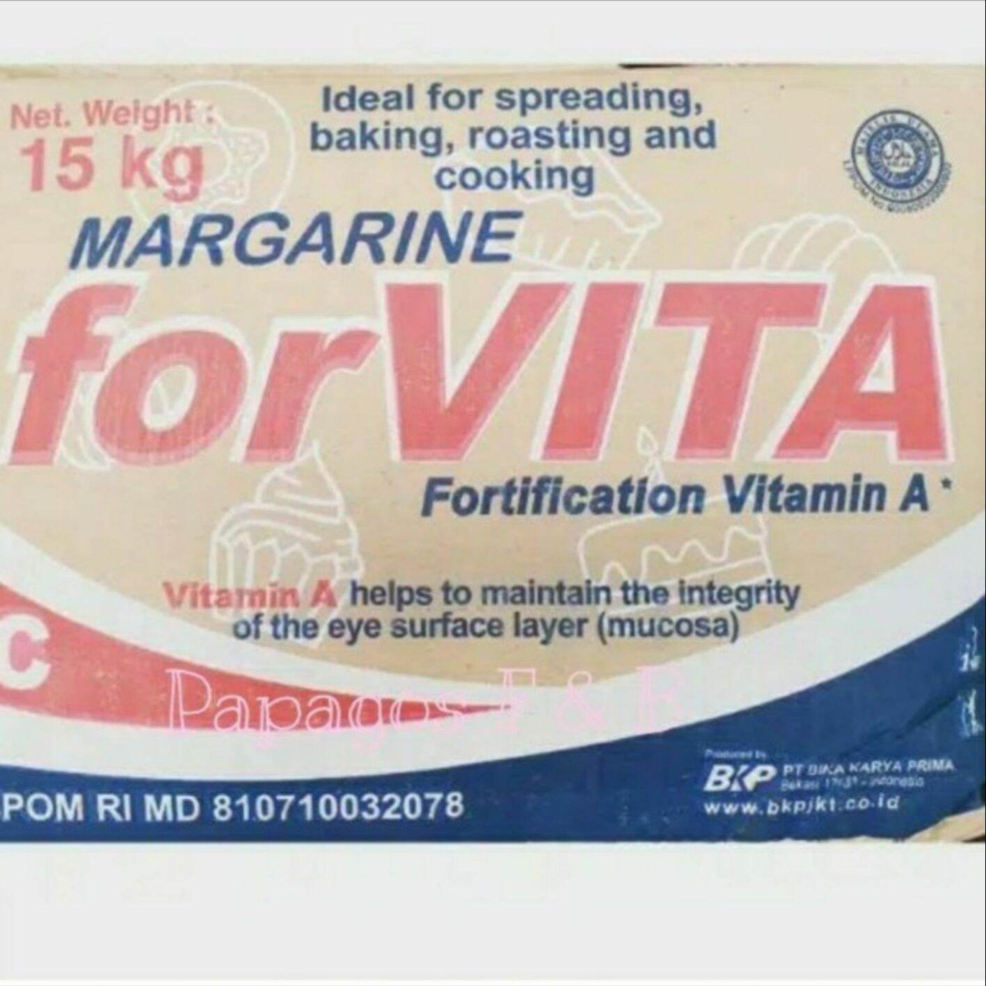 Mentega Margarine Margarin Forvita Butter repack 500 gr / gram | Lazada ...