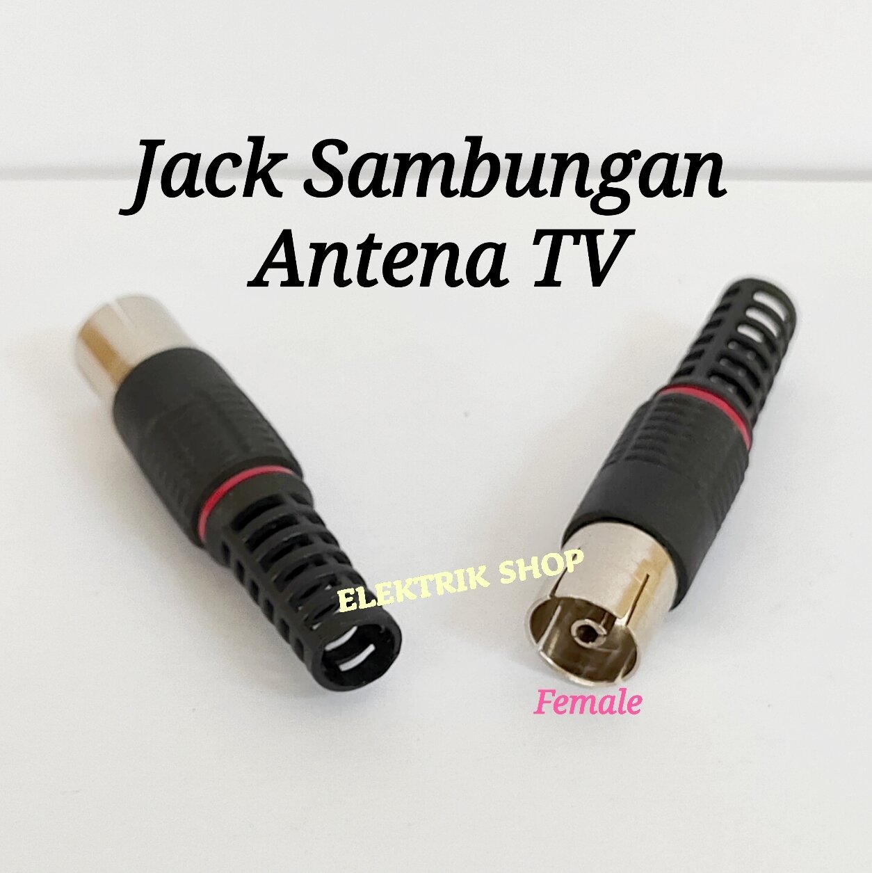 JACK SAMBUNGAN ANTENA TV / COLOKAN ANTENA TV FEMALE | Lazada Indonesia