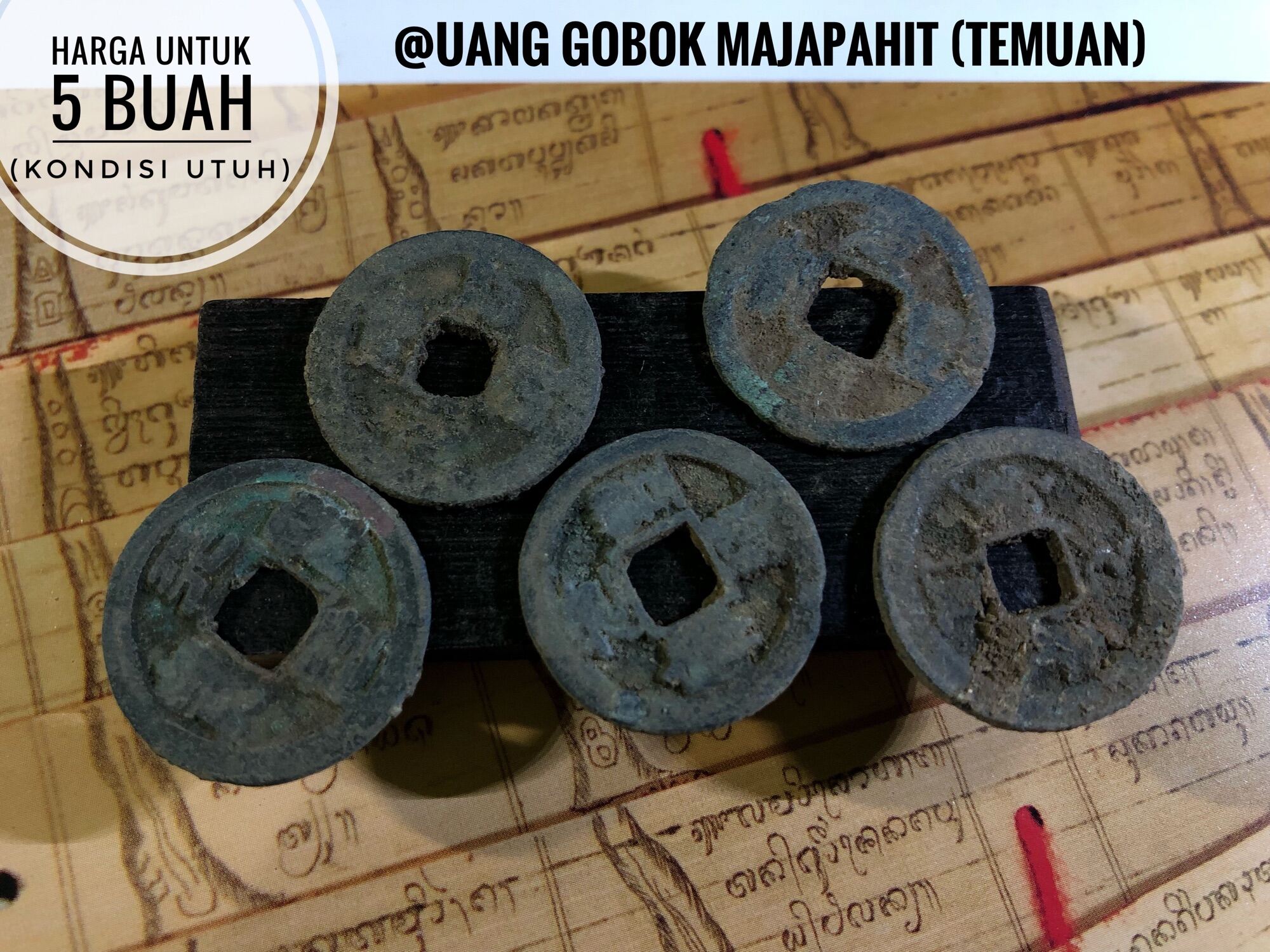 Uang Gobog Majapahit K7 atau Uang Kepeng atau Uang Kuno | Lazada Indonesia