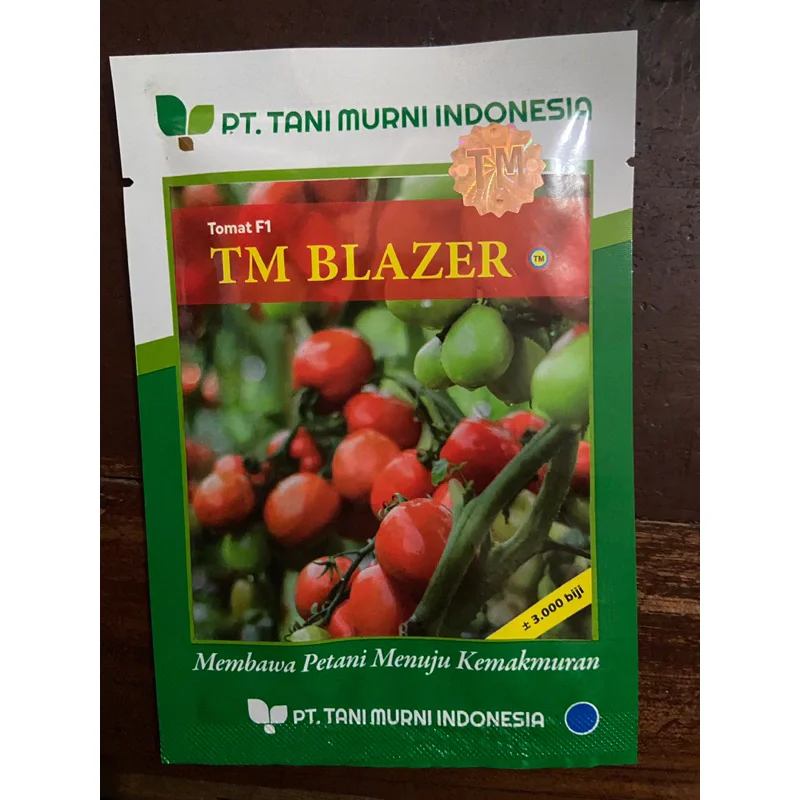 Benih bibit Tomat TM Blazer F1 10 gram 3000 butir kemasan original ...