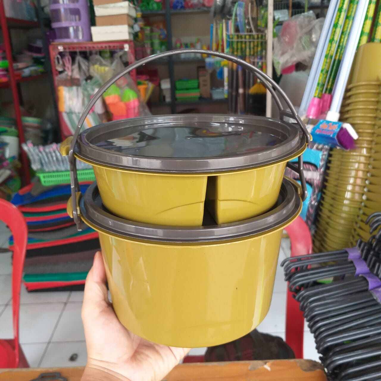 Rantang Idola berkatan / susun 2 susan / cokelat / coklat / sekat ...