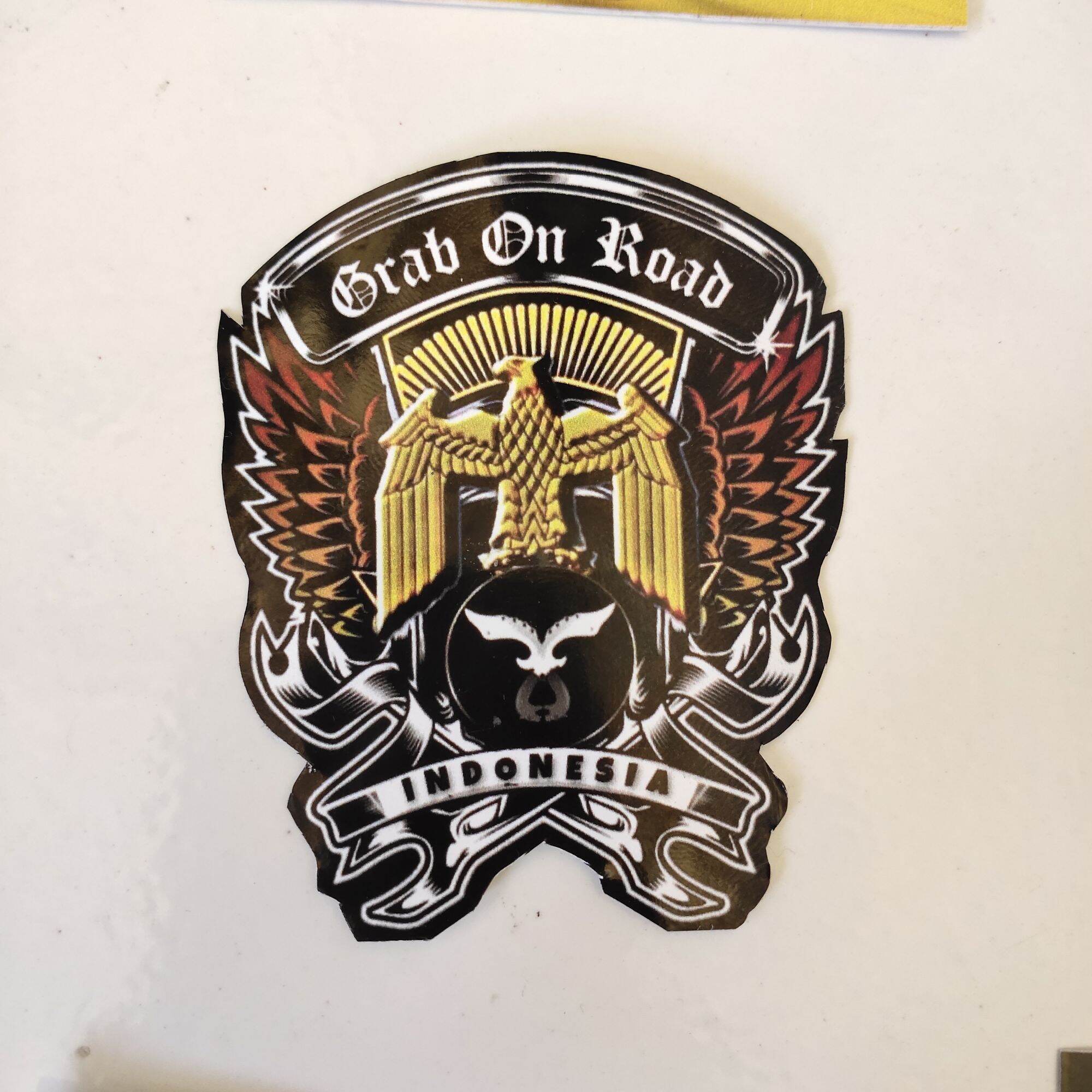 Stiker GBR Terbaru paket isi 7 GRAB ON ROAD BANDUNG | Lazada Indonesia