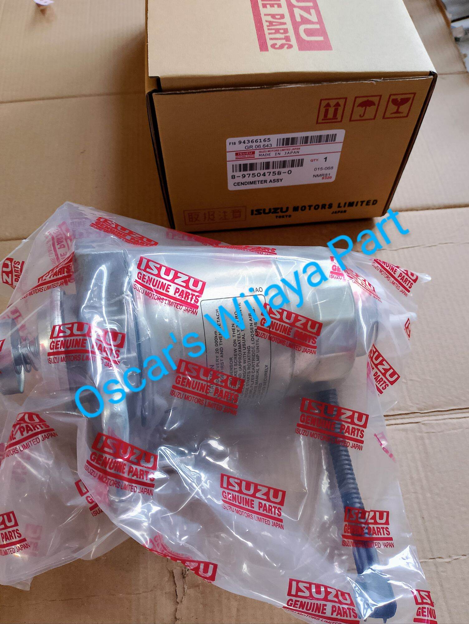 CENDIMETER ASSY FUEL FILTER ASSY POMPA SOLAR KOMPLIT ISUZU NMR 81 (EURO ...