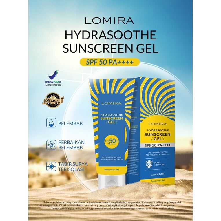 Lomira Hydrasoothe Sunscreen Gel spf 50 | Lazada Indonesia