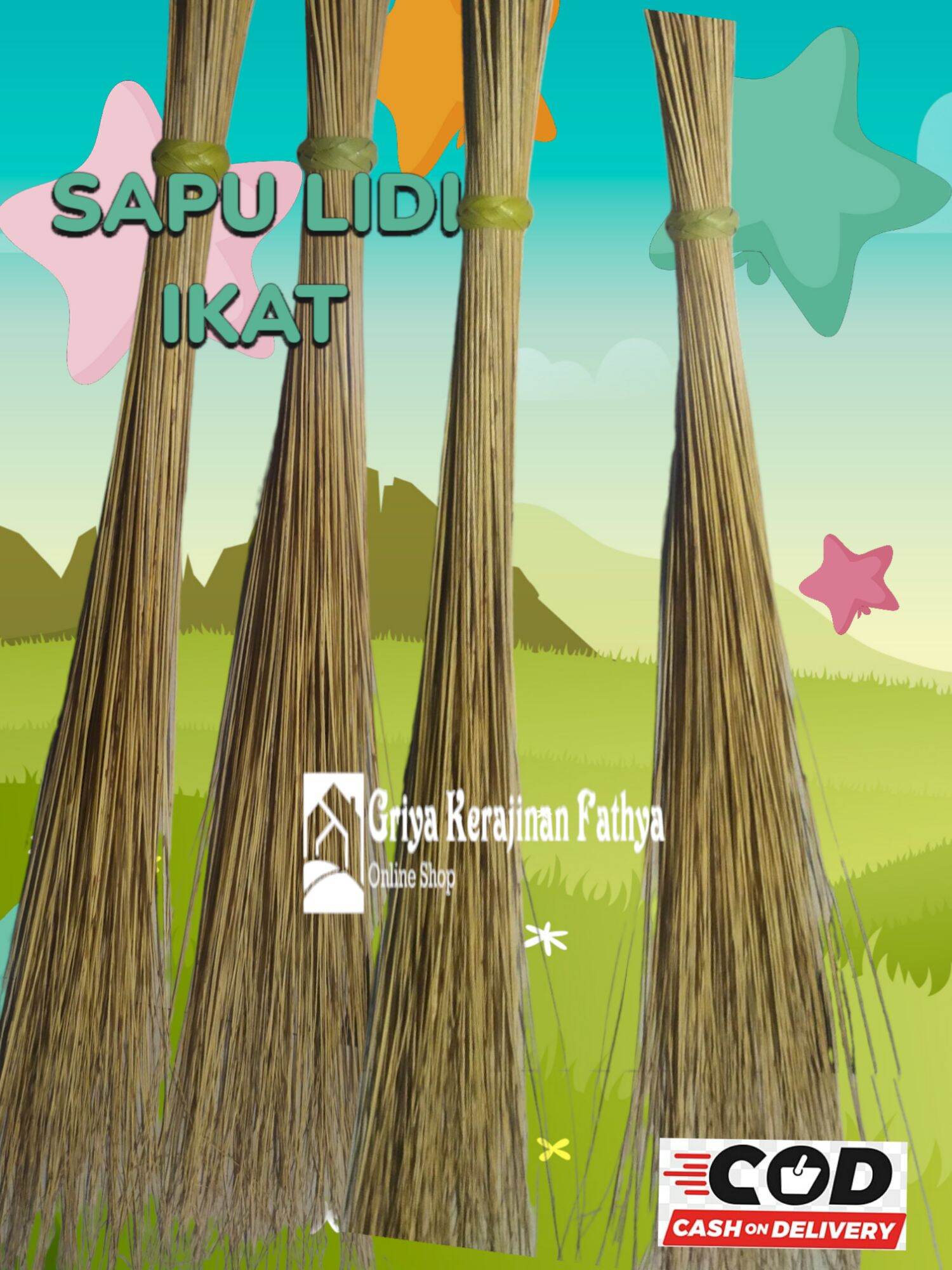 SAPU LIDI HALAMAN IKAT / SAPU SOH / SAPU LIDI KELAPA ASLI / SAPU LIDI ...