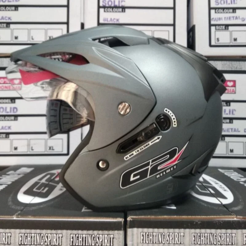 HELM G2 SOLID 2 VISOR | Lazada Indonesia