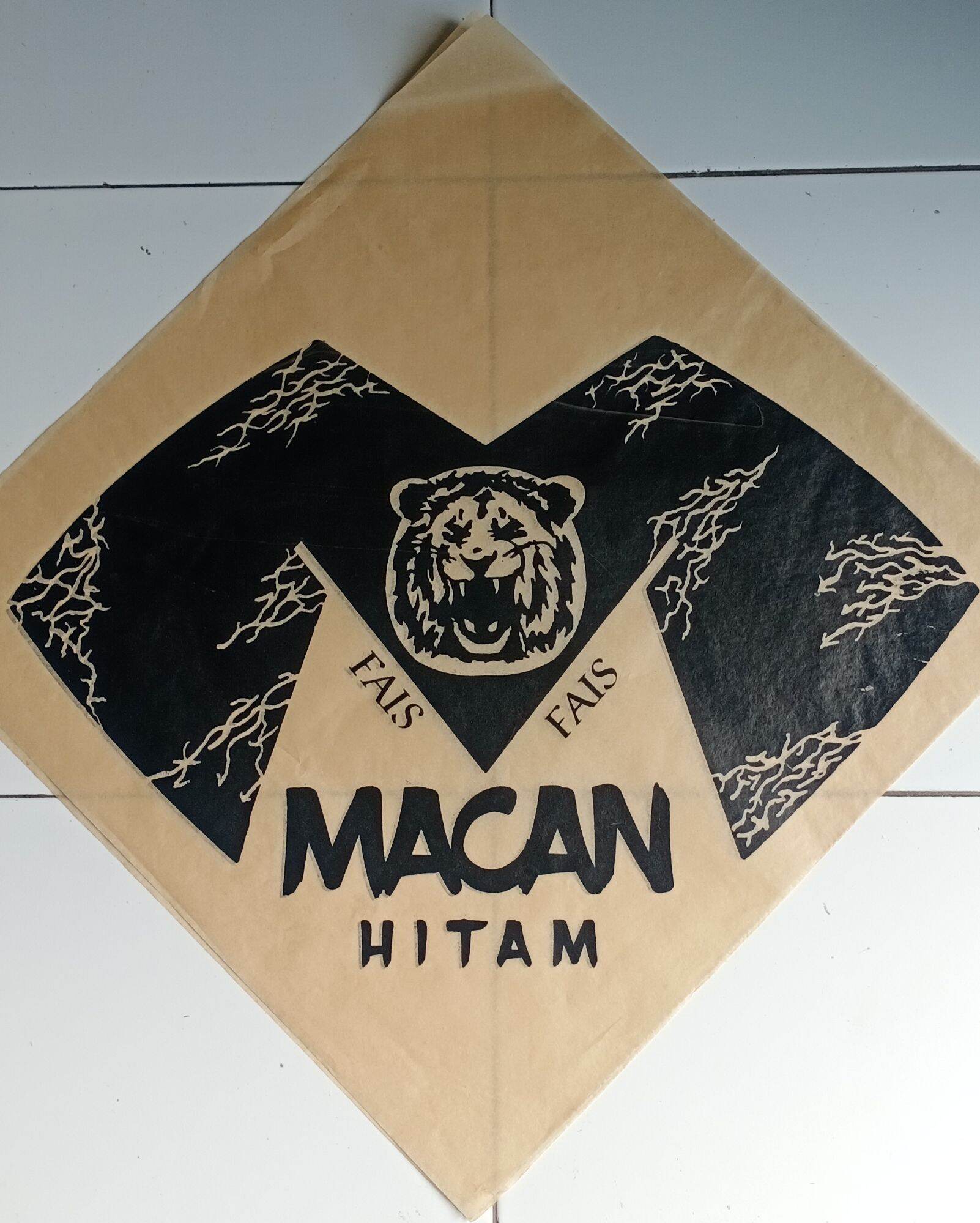 KERTAS MINYAK COKLAT SABLON LAYANGAN ( isi 50 ) | Lazada Indonesia