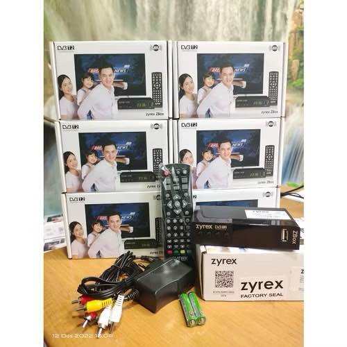 SET TOP BOX ZYREX STB TV DIGITAL DVB T2 SNI GARANSI RESMI FULL HD ...