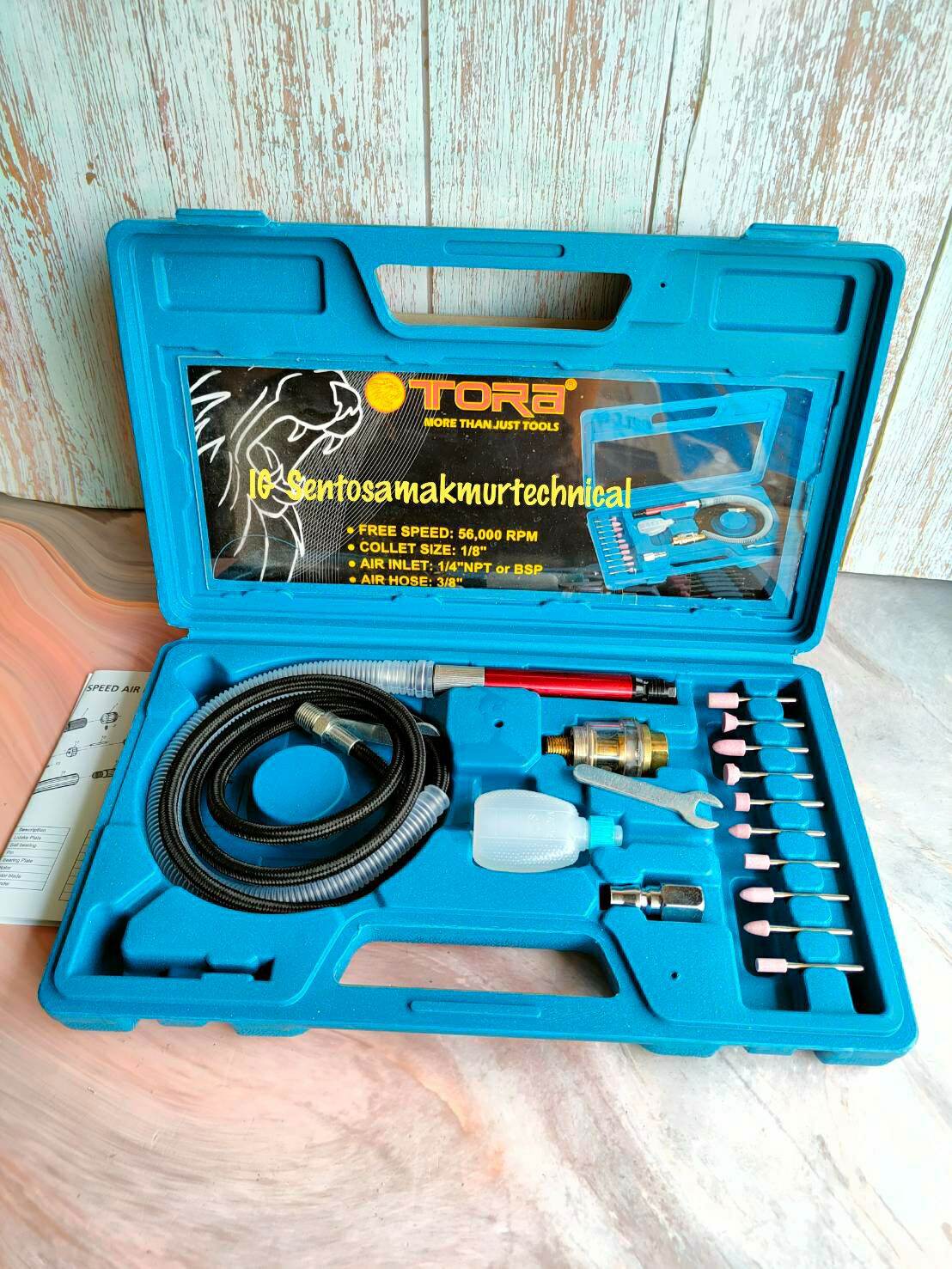 TORA Air Micro Die Grinder Set Mesin Tuner Mini Gurinda Angin | Lazada ...