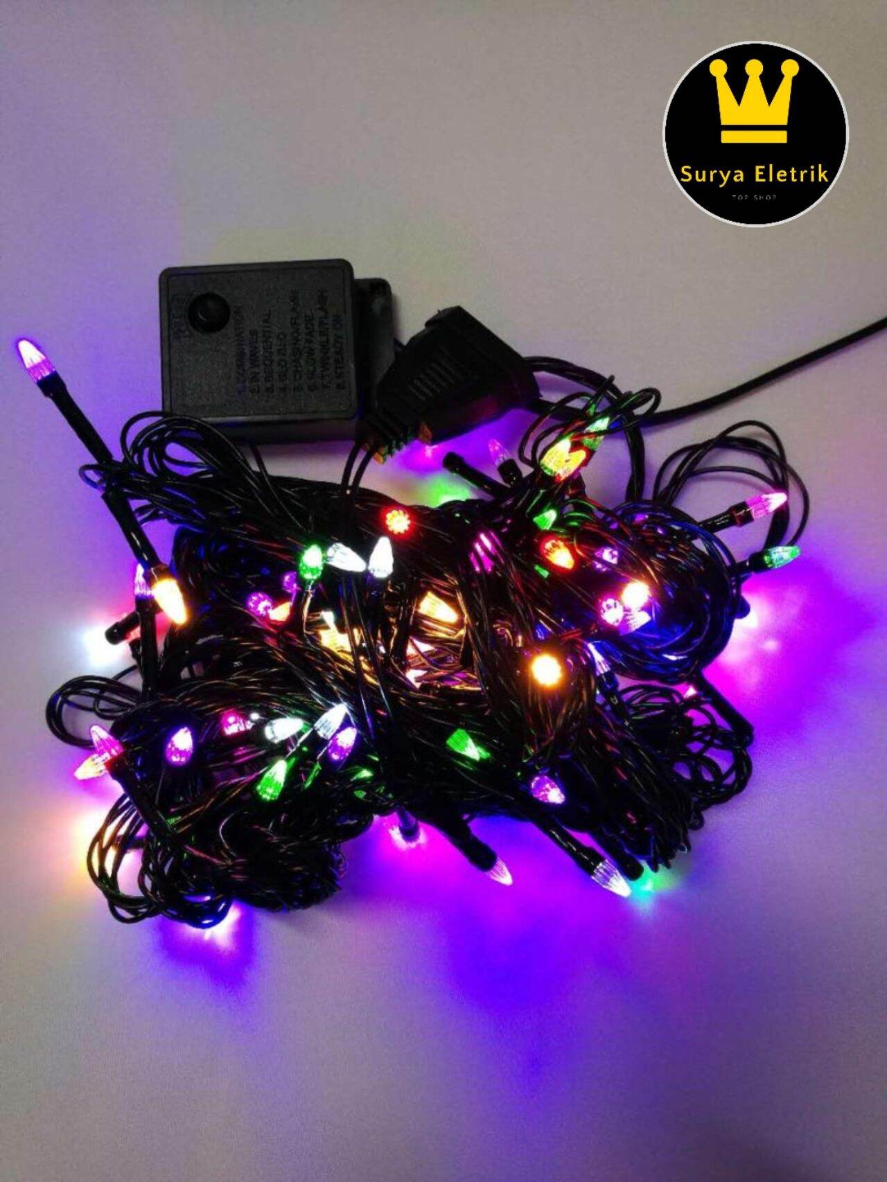 Lampu Tumblr 10m 100led RGB / Lampu Natal LED Rainbow / Tumblr Light ...