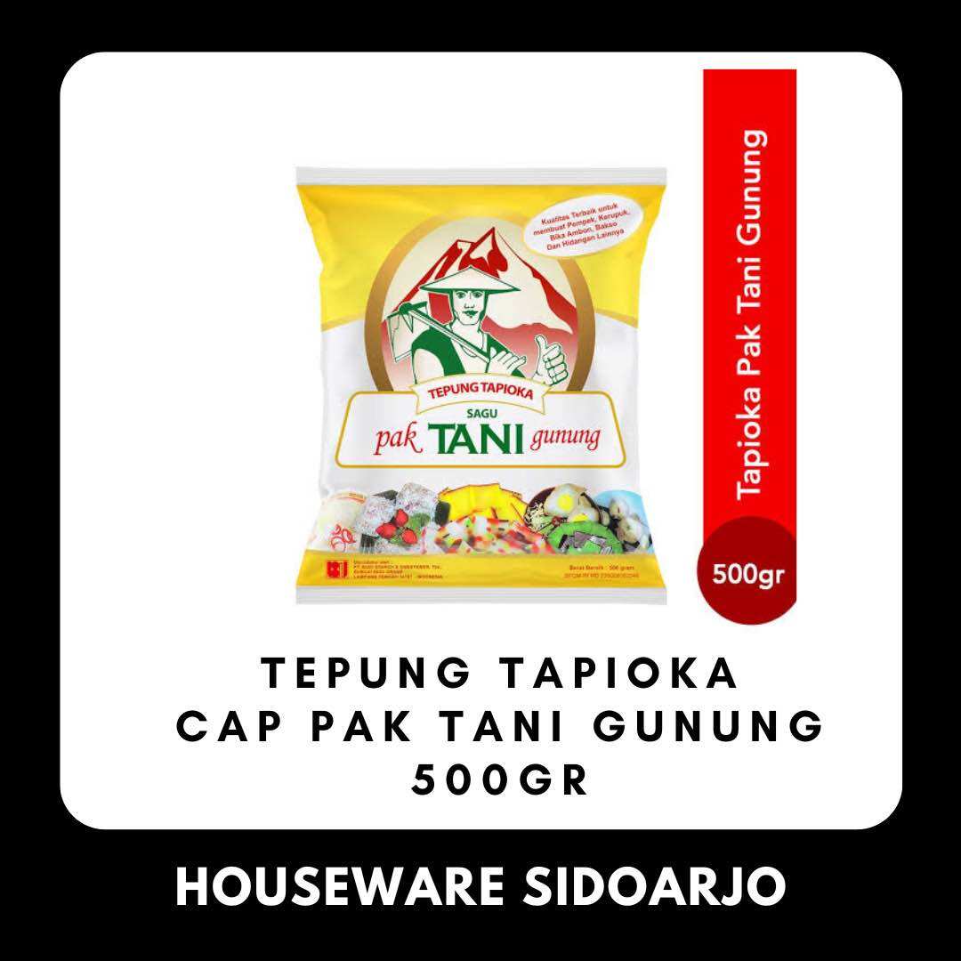 Tepung Tapioka Atau Sagu Cap Pak Tani Gunung 500Gram | Lazada Indonesia