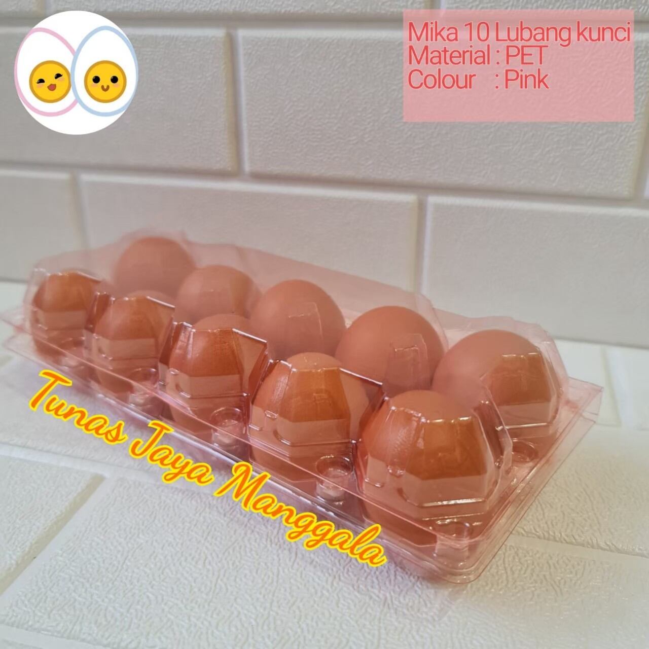 MIKA TELUR AYAM NEGERI 10 LUBANG WARNA PINK 50 PCS | Lazada Indonesia