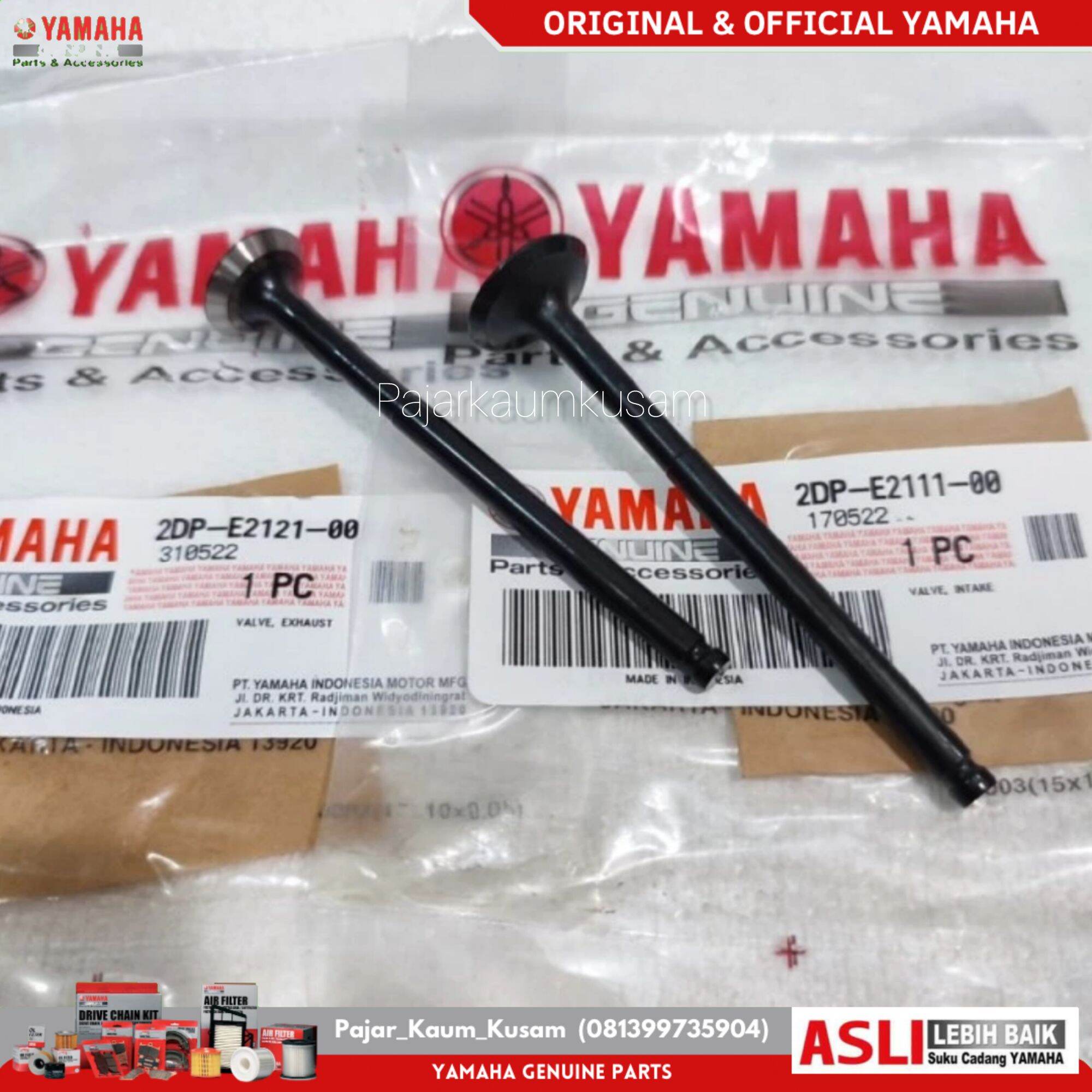VALVE VALEP KLEP EXHAUST DAN INTEK YAMAHA NMAX ORIGINAL 2DP-E2111-00 ...