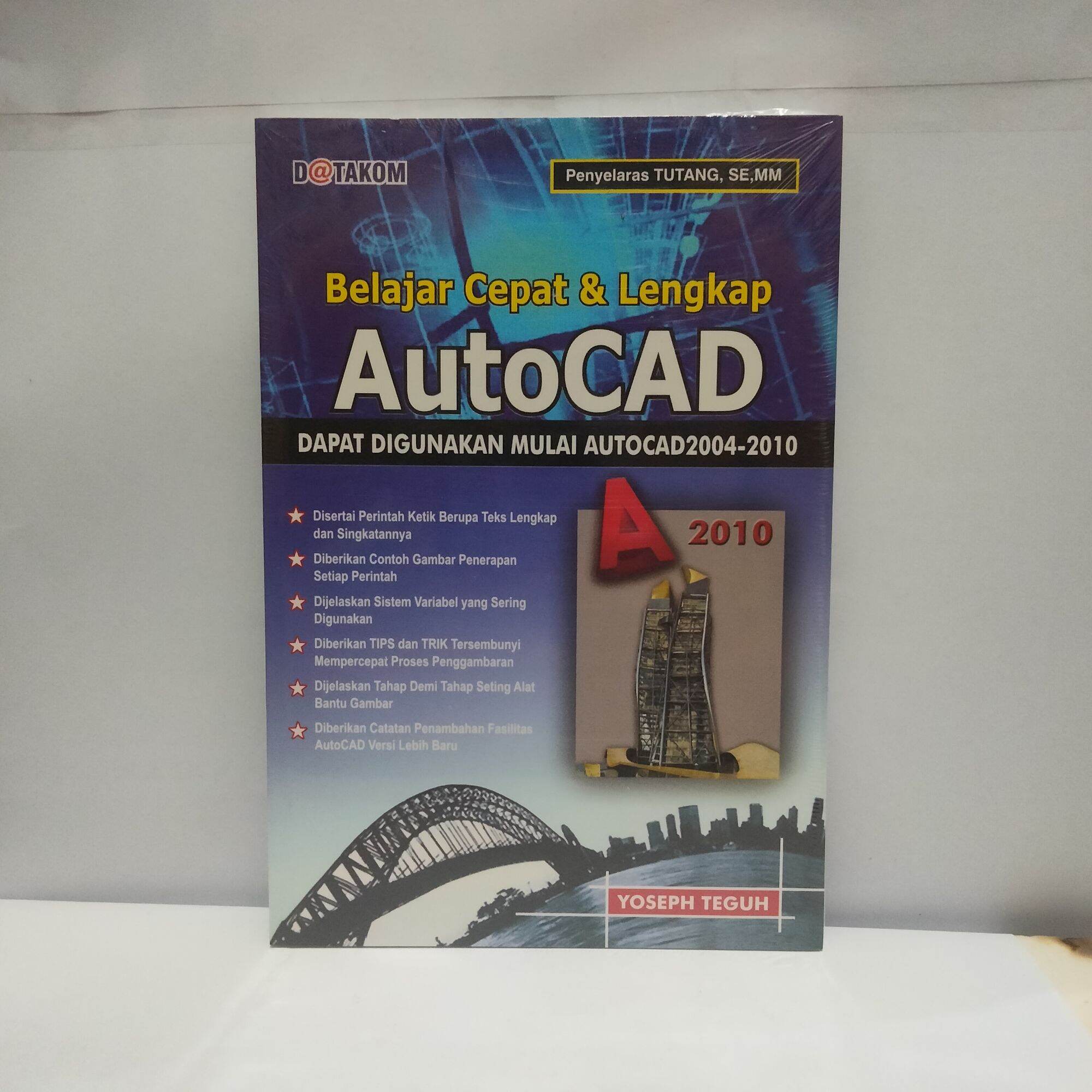 Buku Belajar Cepat & Lengkap AutoCAD - Yoseph Teguh | Lazada Indonesia