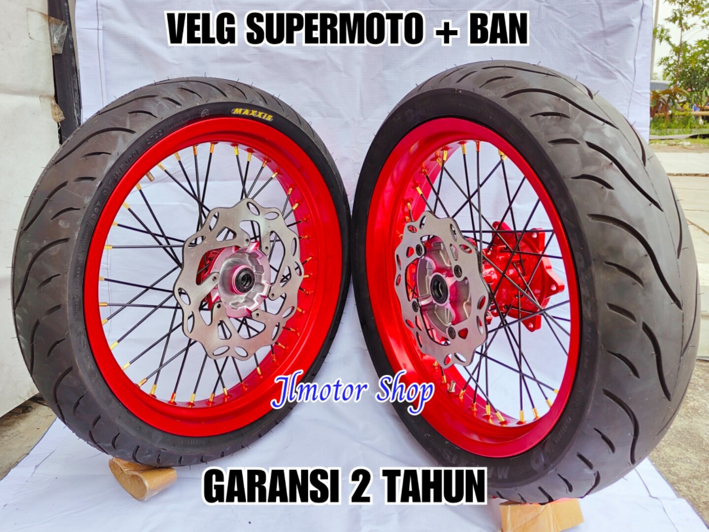 Velg SuperMoto Klx 150 - Velg Super moto Klx150 Plus Ban pnp Klx free ...