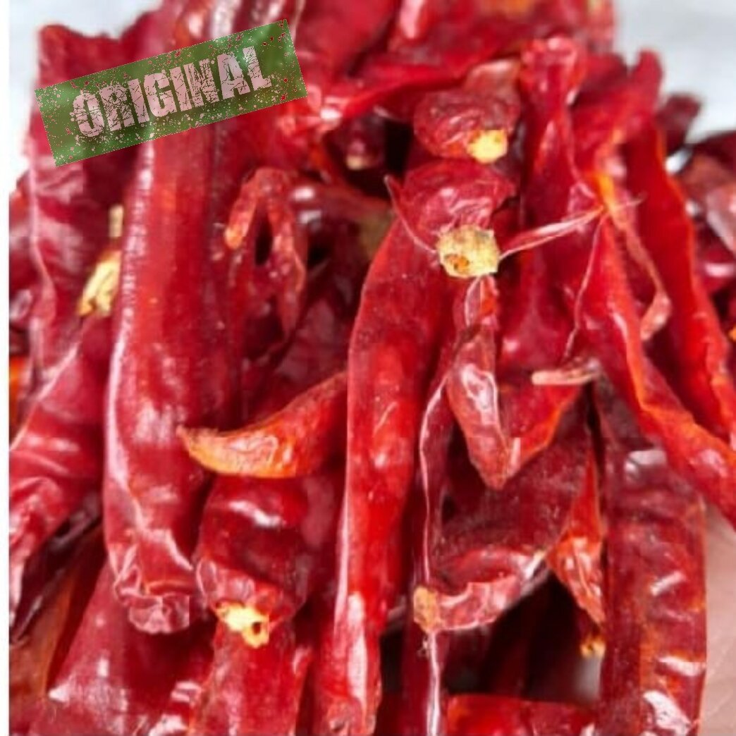 Cabe kering merah teja super pedas Tanpa tangkai | Lazada Indonesia